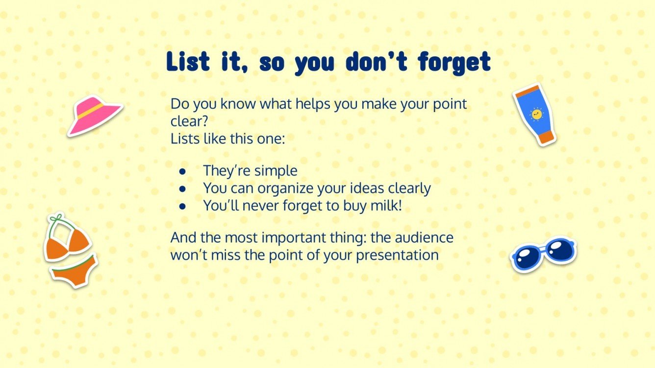 Sun Protection at the Beach | Google Slides & PowerPoint