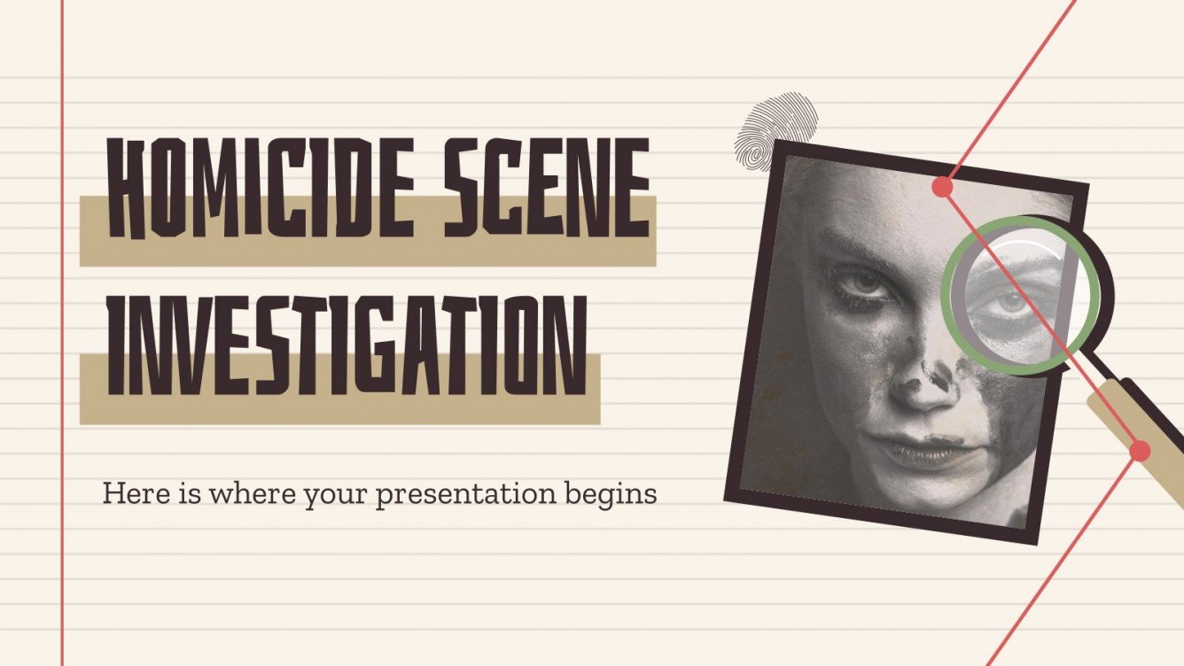 Homicide Scene Investigation | Google Slides and PowerPoint