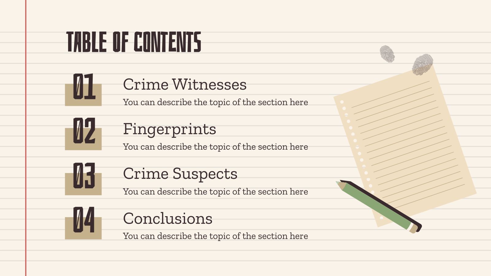 Homicide Scene Investigation | Google Slides and PowerPoint