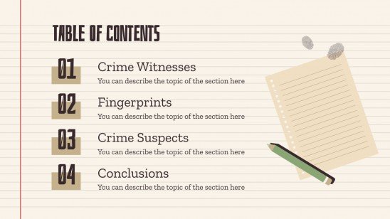 Homicide Scene Investigation | Google Slides and PowerPoint