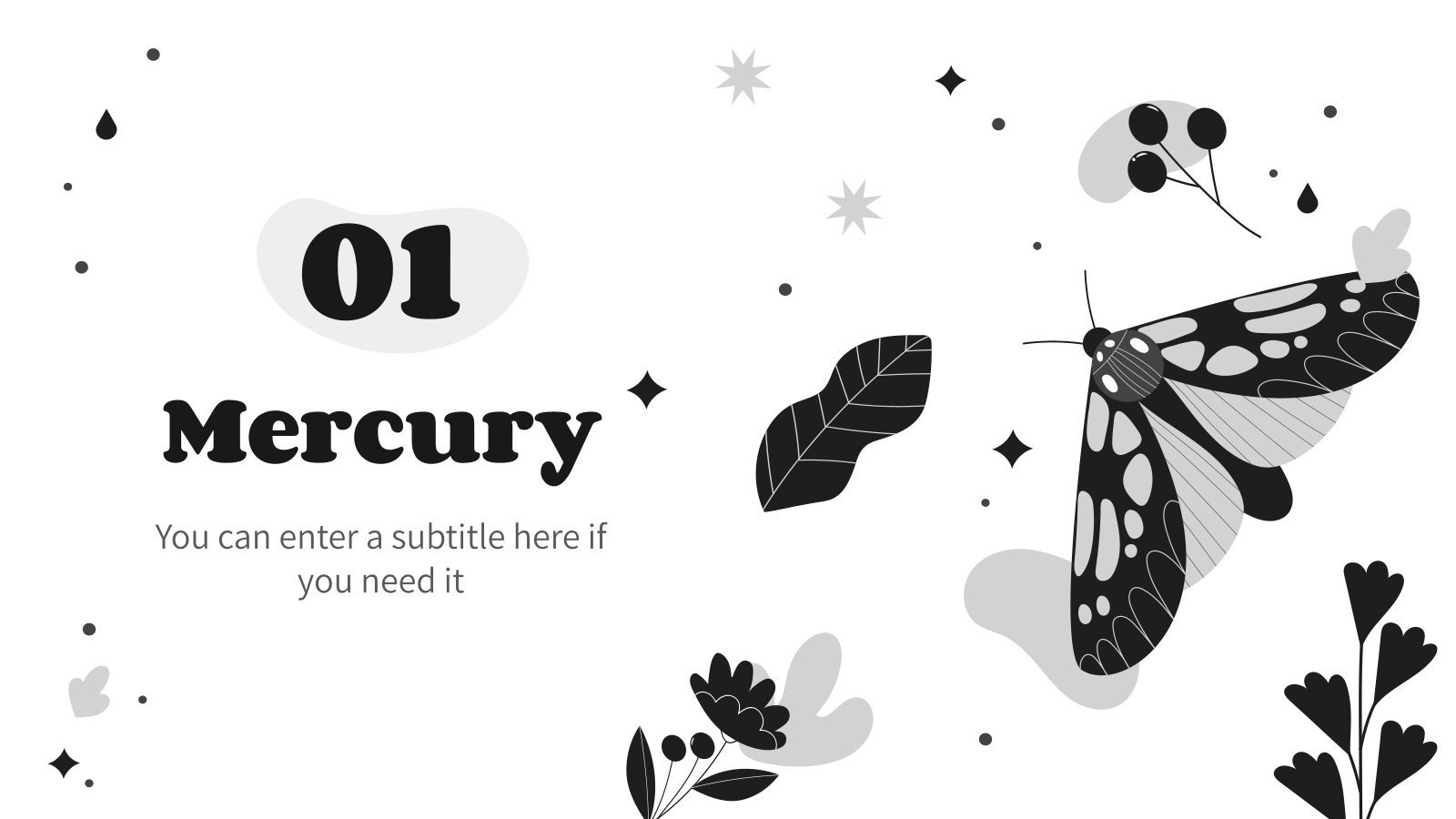 Colorless Design | Google Slides & PowerPoint template