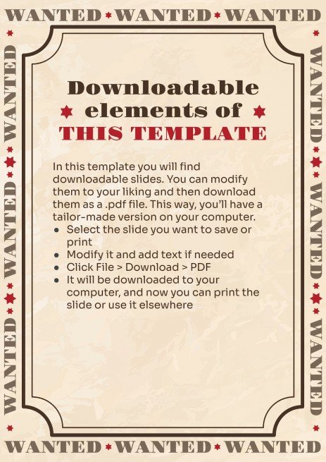 Funny Wanted Posters | Google Slides & PowerPoint template