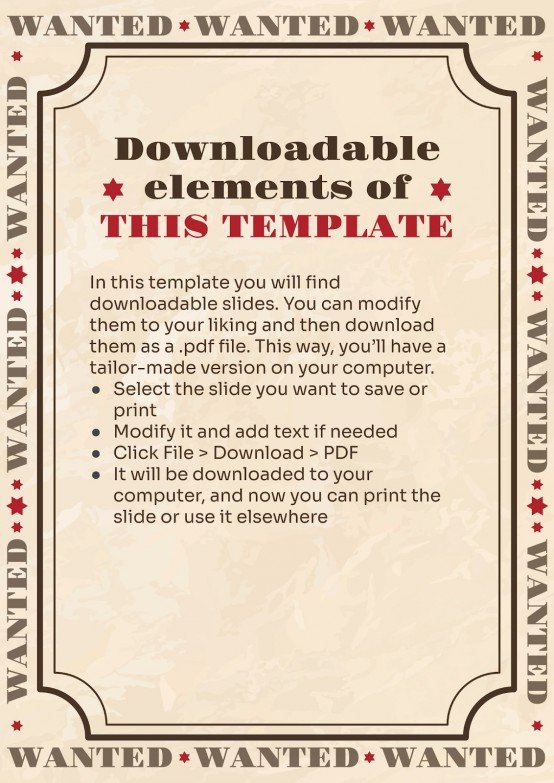 Funny Wanted Posters | Google Slides & PowerPoint template