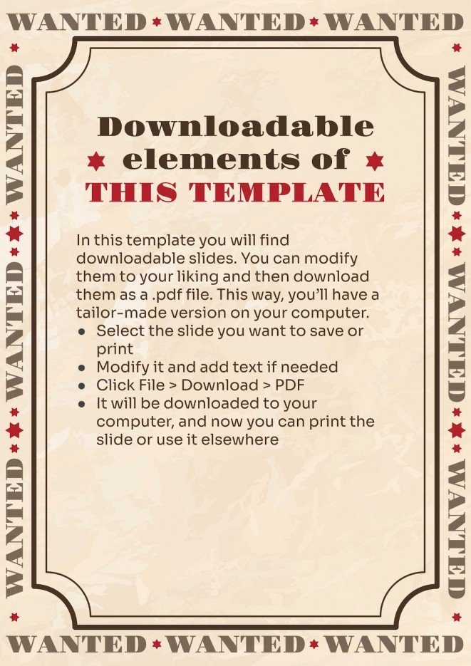 Funny Wanted Posters | Google Slides & PowerPoint template