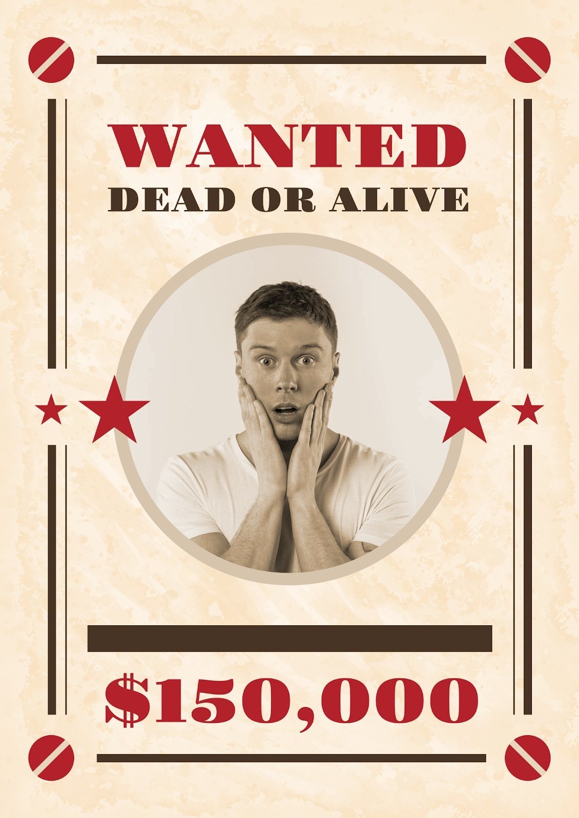 Funny Wanted Posters | Google Slides & PowerPoint template