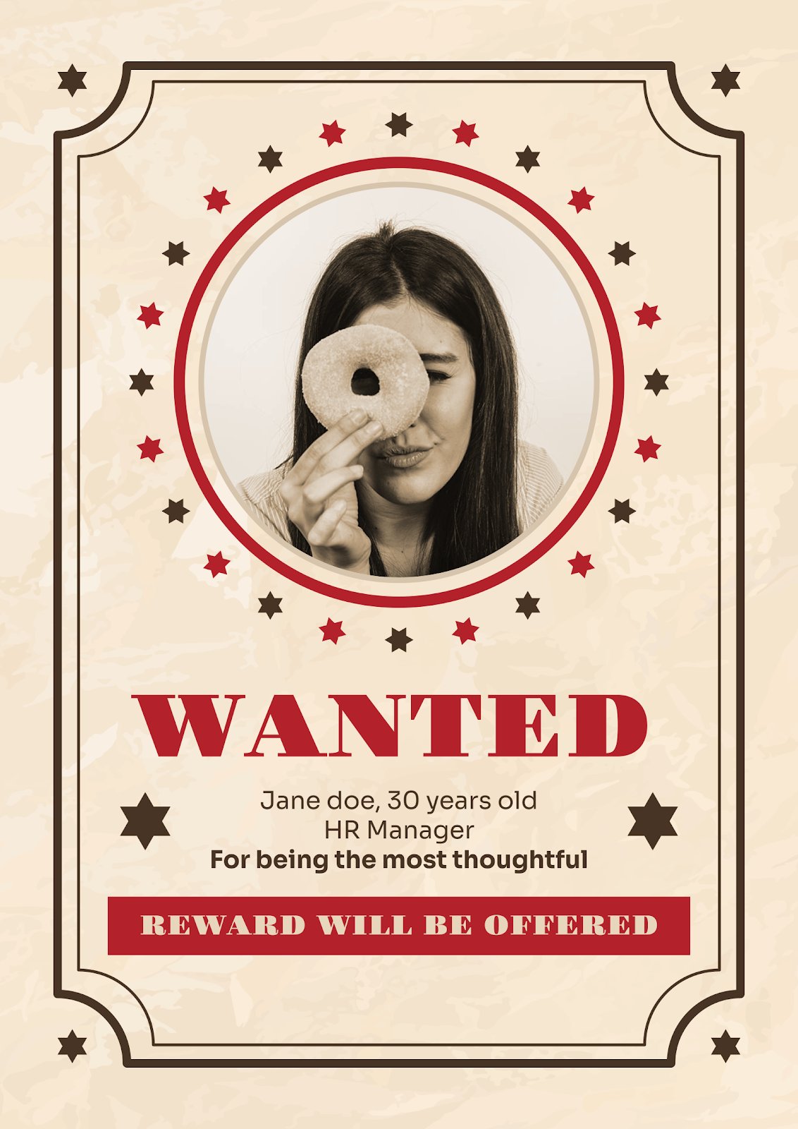 Funny Wanted Posters Google Slides PowerPoint Template