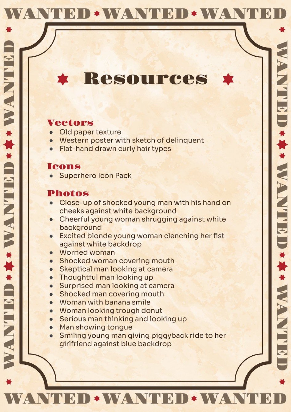 Funny Wanted Posters | Google Slides & PowerPoint template