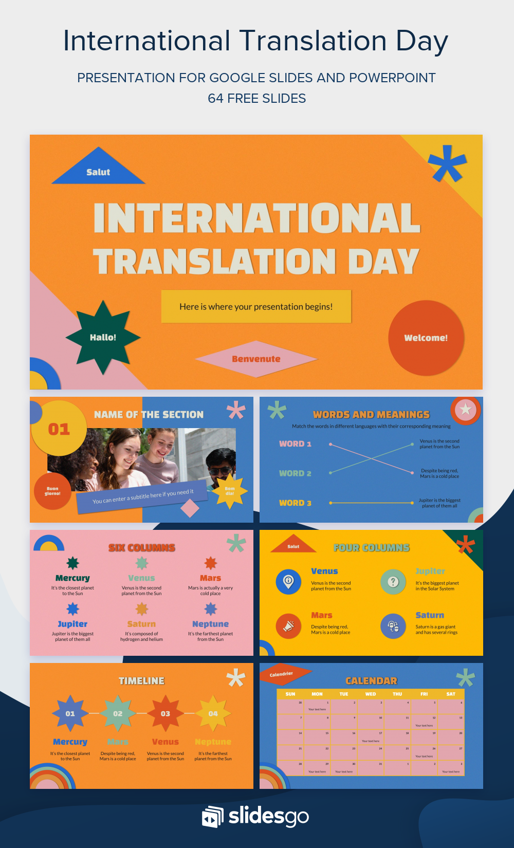 International Translation Day | Google Slides & PPT Template