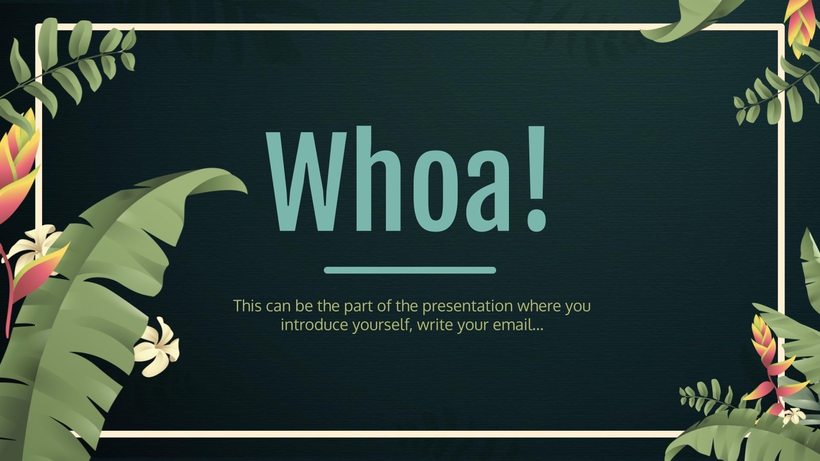 Amazon Rainforest Deforestation Awareness | Google Slides