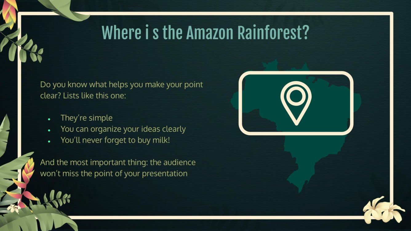 Desmatamento da Floresta Amazônica | Google Slides e PPT