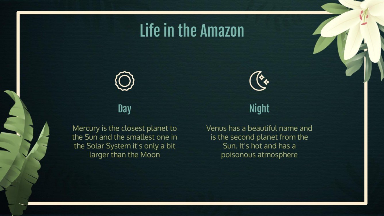 Amazon Rainforest Deforestation Awareness | Google Slides