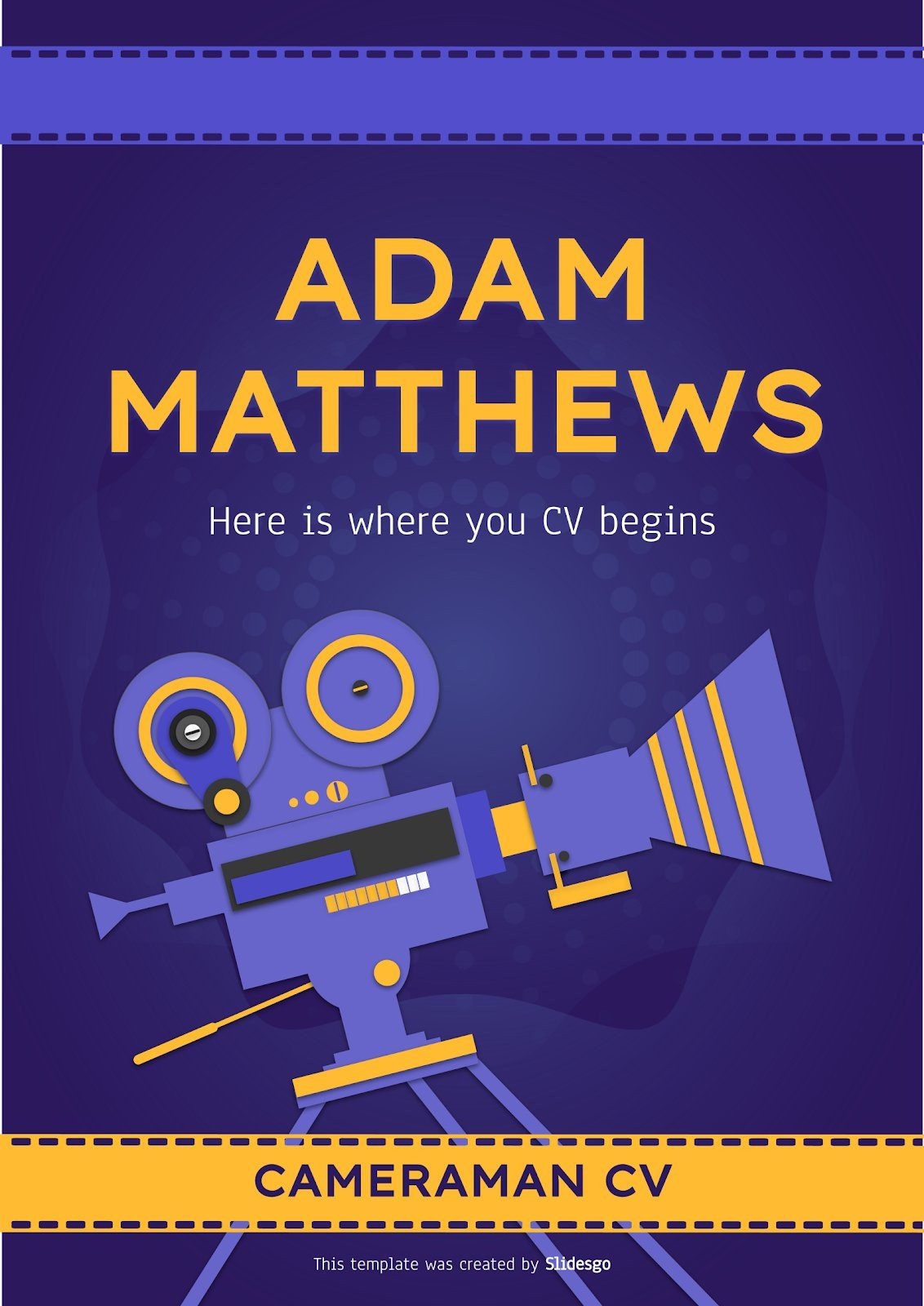 Free templates about cameras for Google Slides & PowerPoint