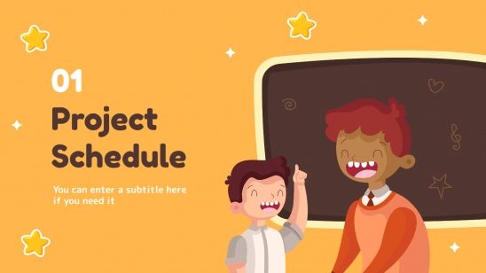 Awesome Teachers Meeting Google Slides theme & PPT template