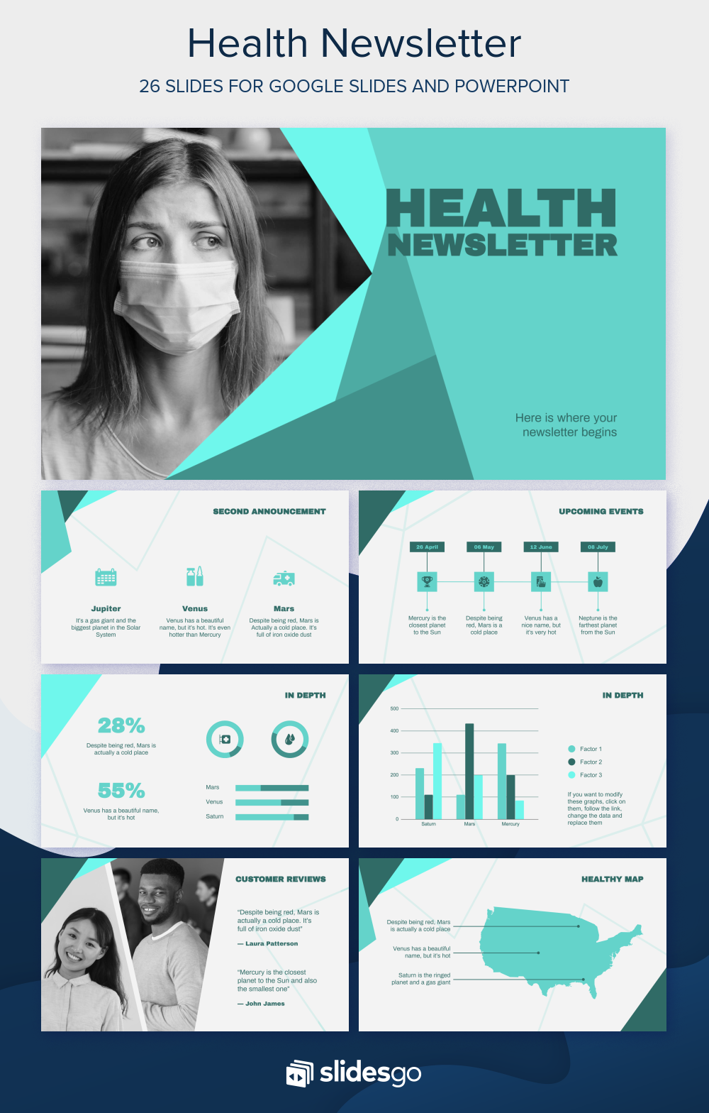 Page 3 | Health Newsletter Google Slides theme and PowerPoint template