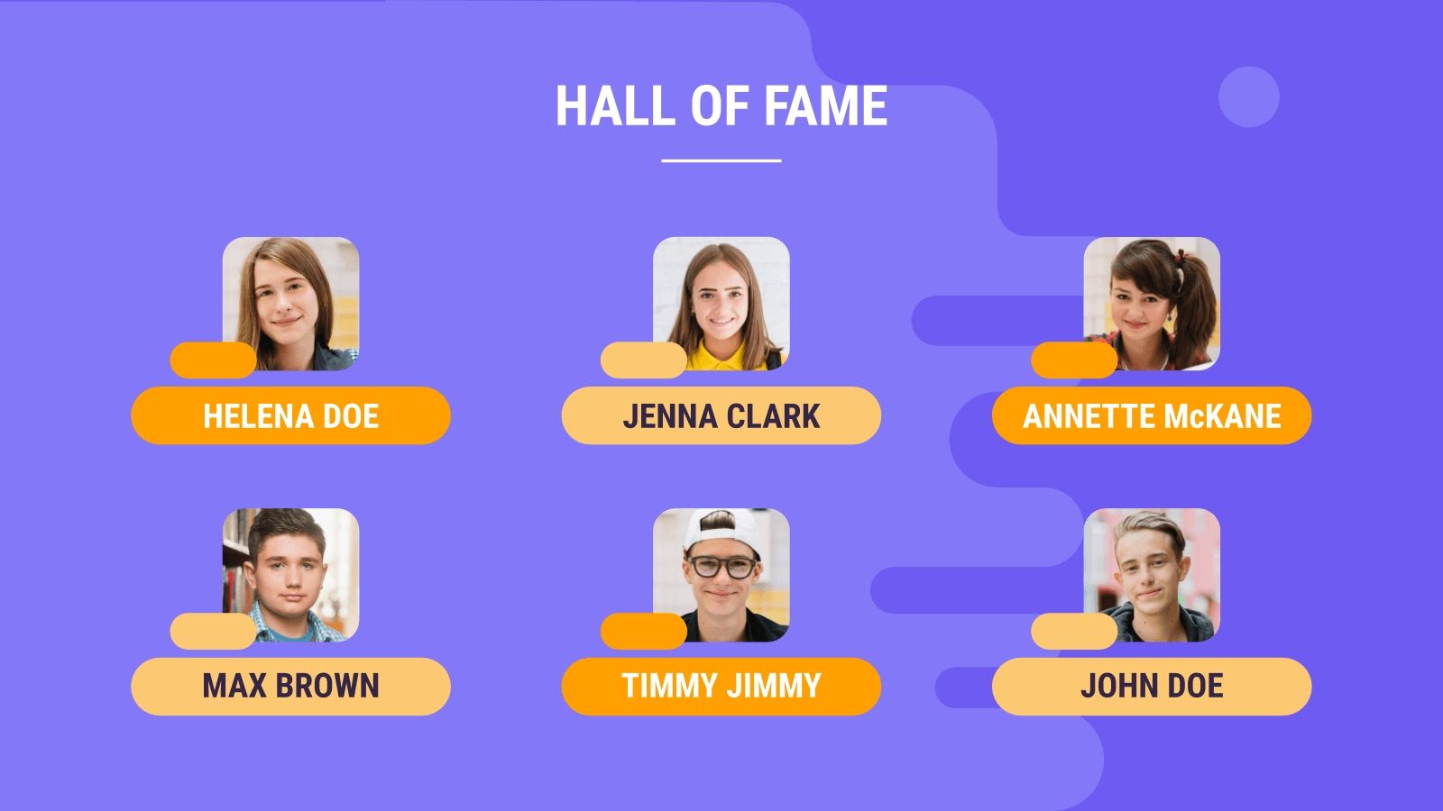 High School Virtual Graduation Google Slides and PPT template