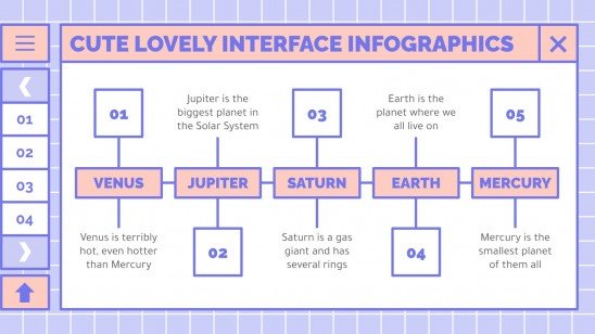 Infographies interface adorable | Google Slides et PowerPoint