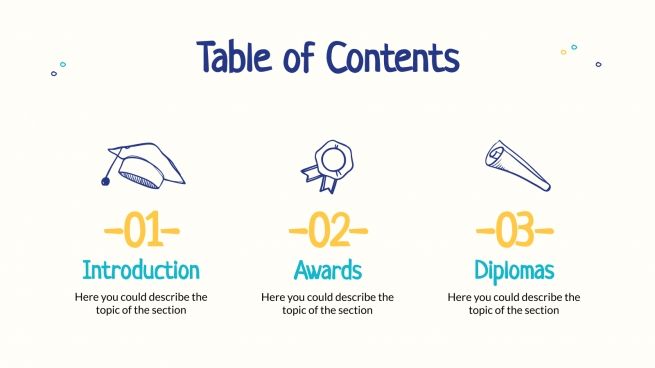 Primary School End of Year Awards Google Slides and PPT template