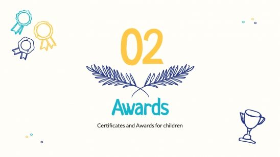 Primary School End of Year Awards Google Slides and PPT template