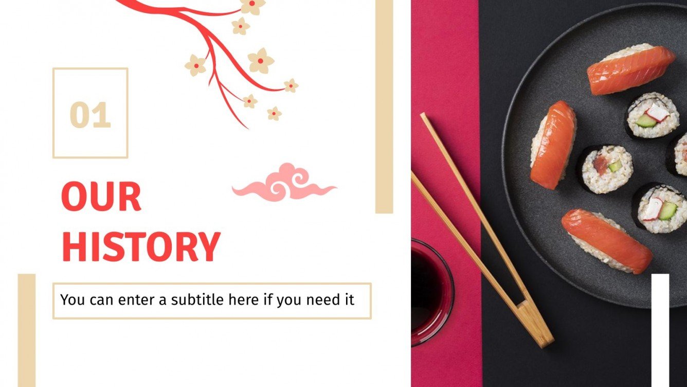 Special Sushi Restaurant | Google Slides & PowerPoint