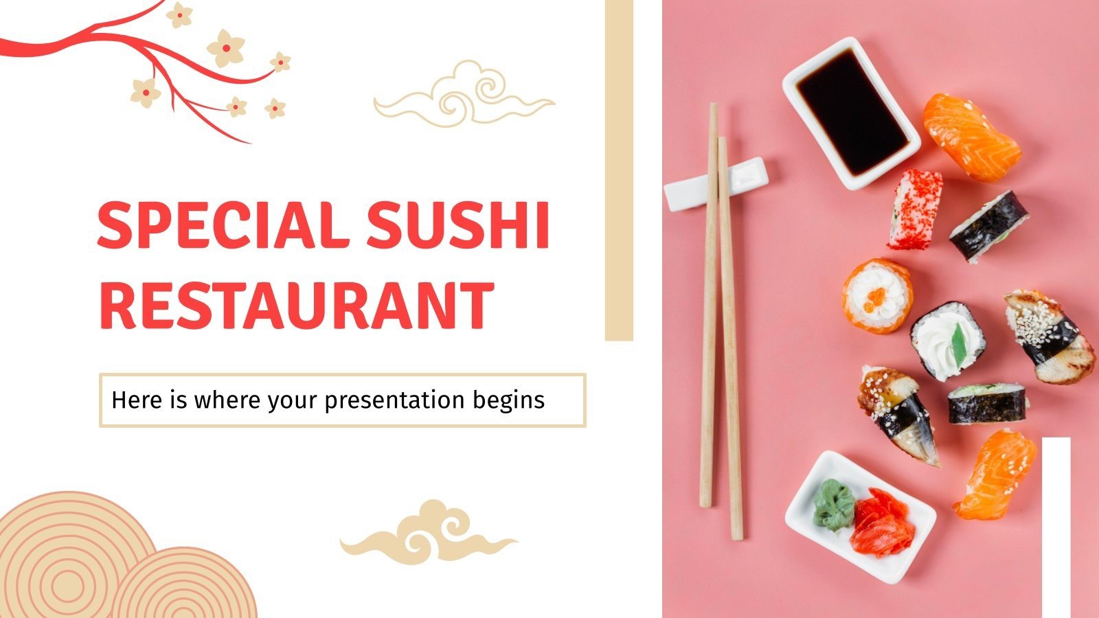 Free Sushi Google Slides themes and PowerPoint templates