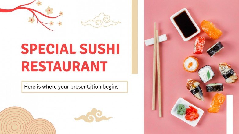 Free Sushi Google Slides themes and PowerPoint templates