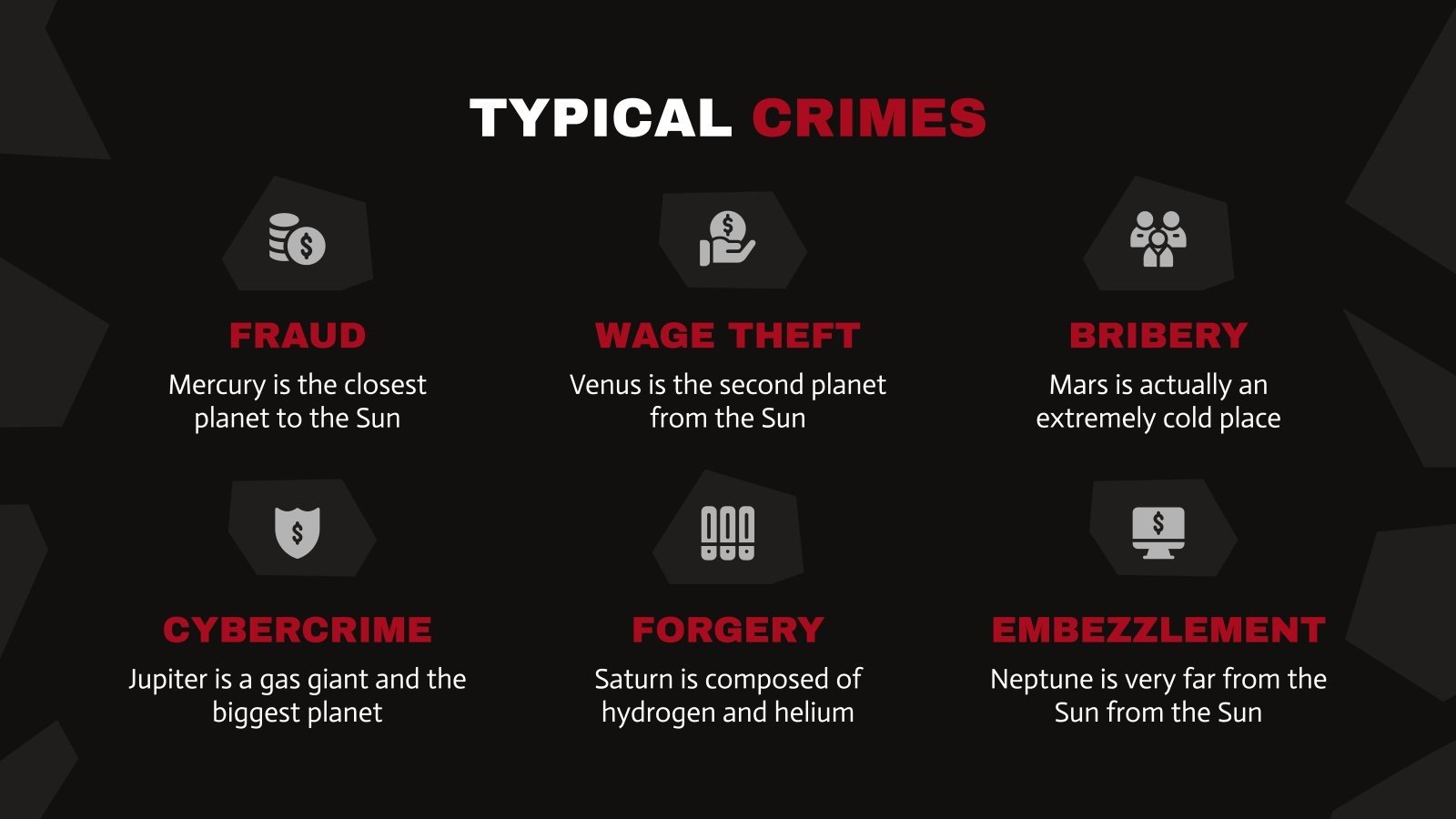 Crime do colarinho branco | Google Slides e PowerPoint