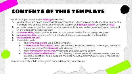 Neon Detailed Lesson Plan for Pre-K | Google Slides & PPT