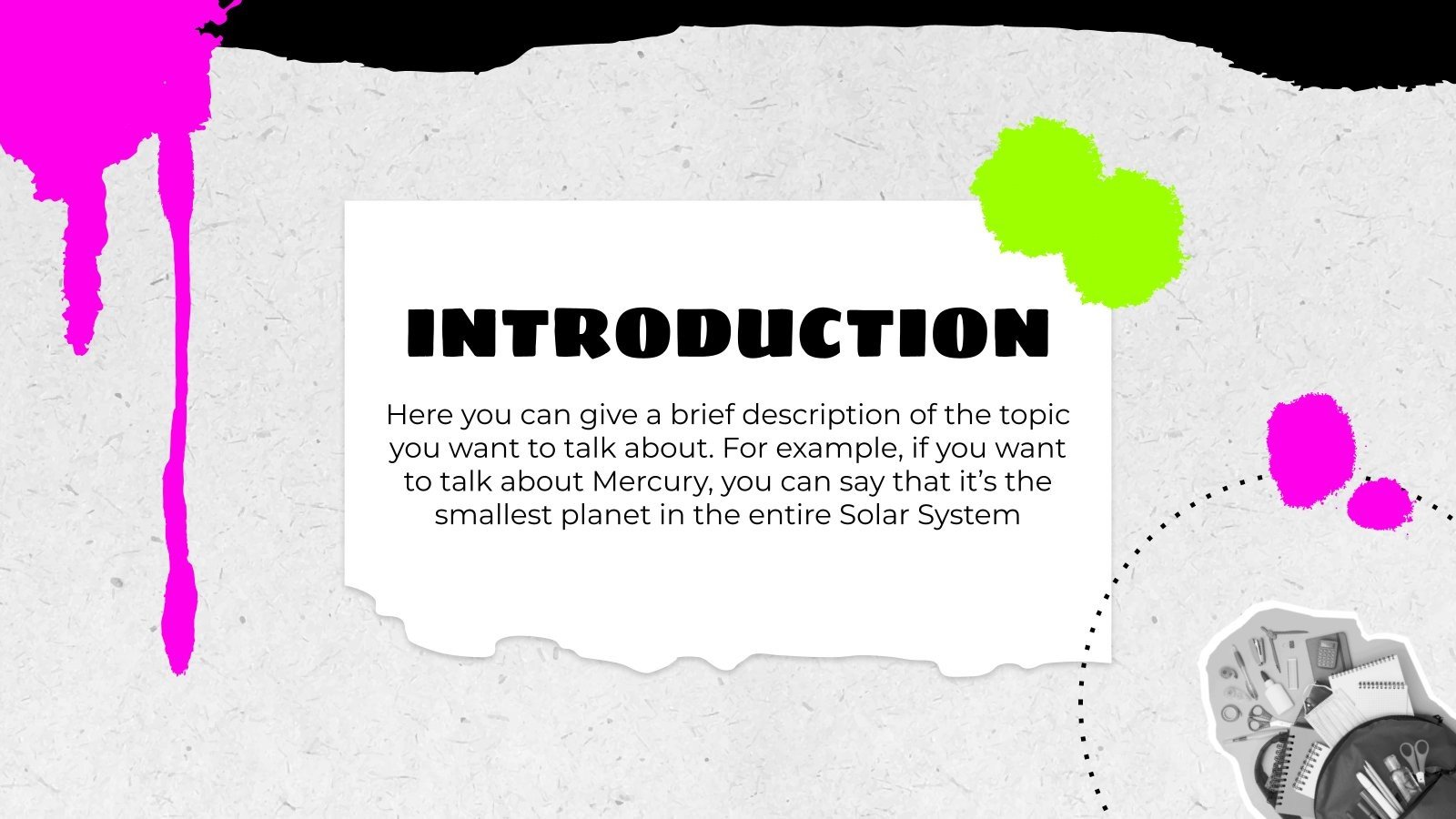 Neon Detailed Lesson Plan for Pre-K | Google Slides & PPT