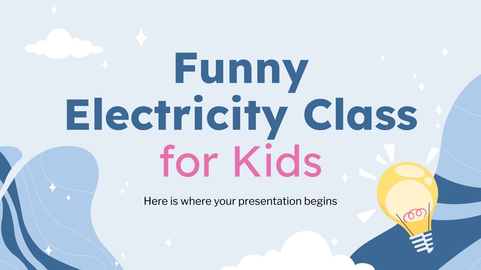 Funny Electricity Class for Kids | Google Slides & PowerPoint