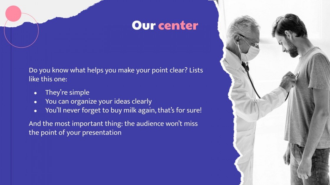 Creative Collage Healthcare Center | Google Slides & PPT
