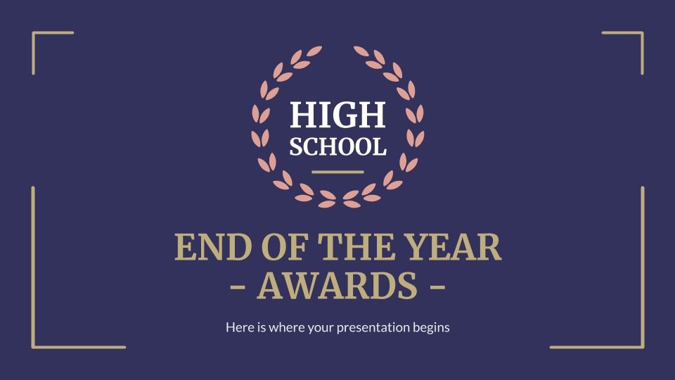 Free Google Slides and PowerPoint yearbook templates