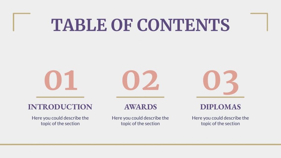 High School End of Year Awards Google Slides and PPT template