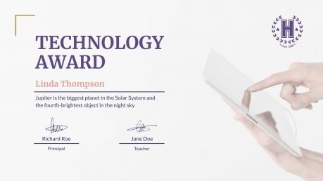 High School End of Year Awards Google Slides and PPT template