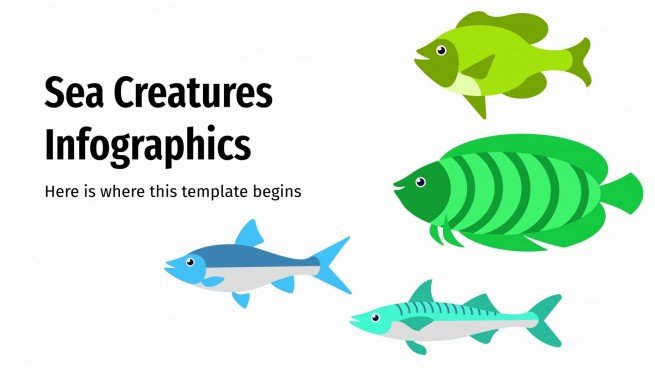 Sea Creatures Infographics | Google Slides & PTT Template