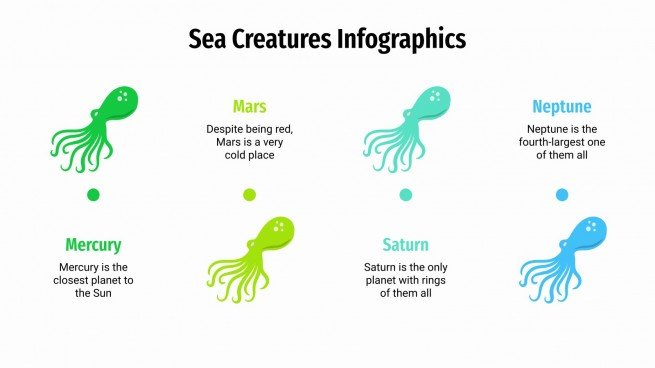Sea Creatures Infographics | Google Slides & PTT Template