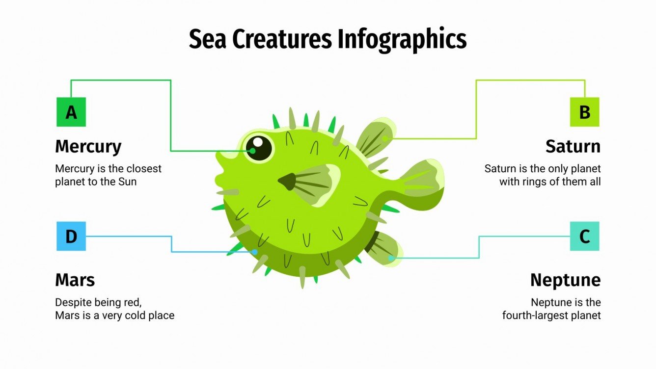 Sea Creatures Infographics | Google Slides & PTT Template