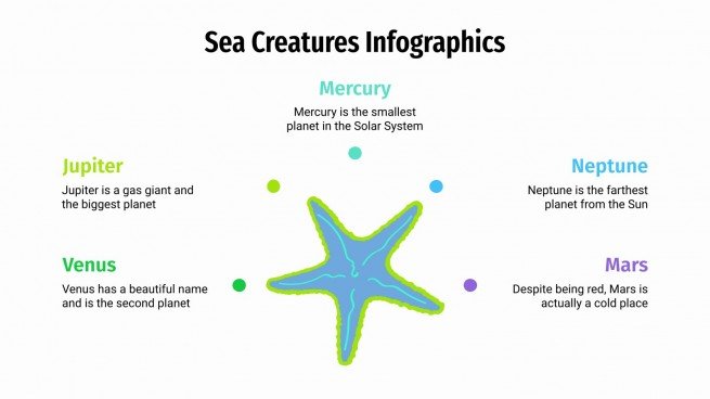 Sea Creatures Infographics | Google Slides & PTT Template