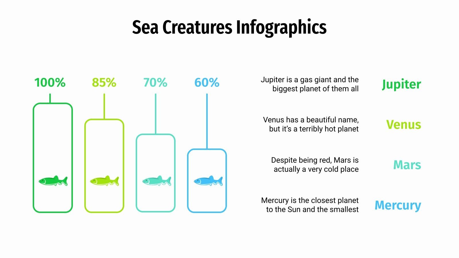 Sea Creatures Infographics | Google Slides & PTT Template