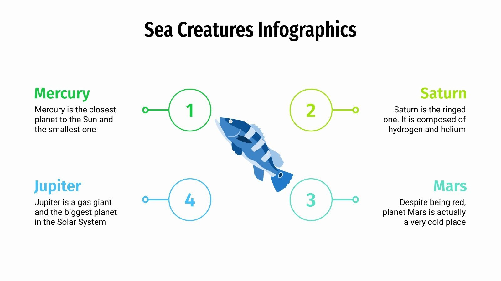 Sea Creatures Infographics | Google Slides & PTT Template