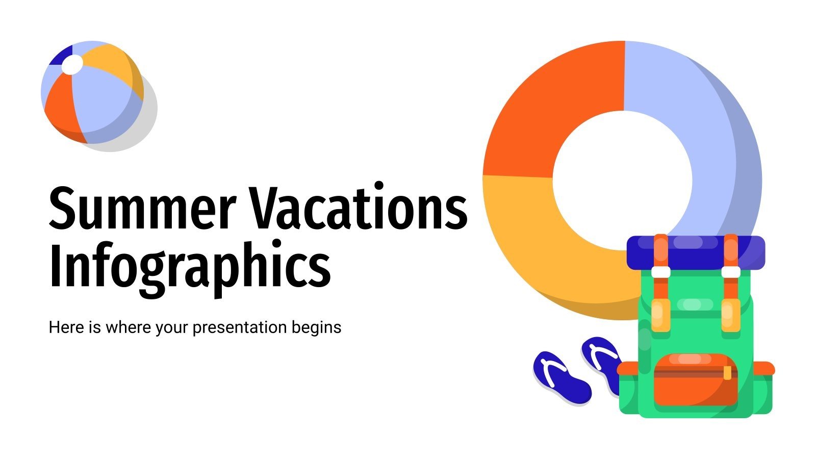 Summer Vacations Infographics | Google Slides & PPT template