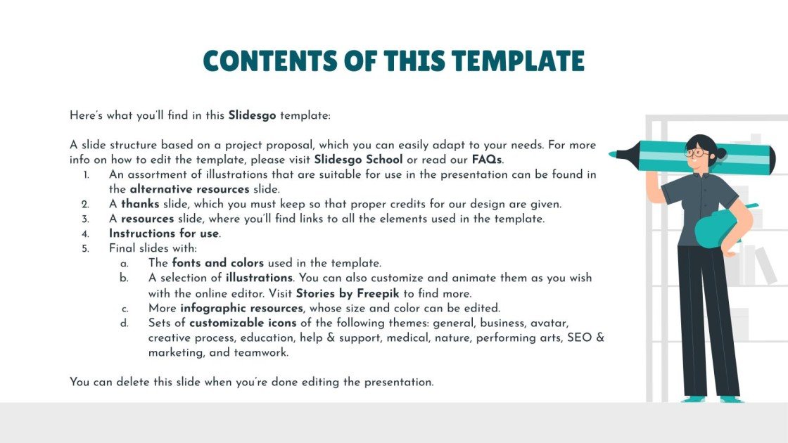 Research Project Proposal Google Slides Theme & PPT Template
