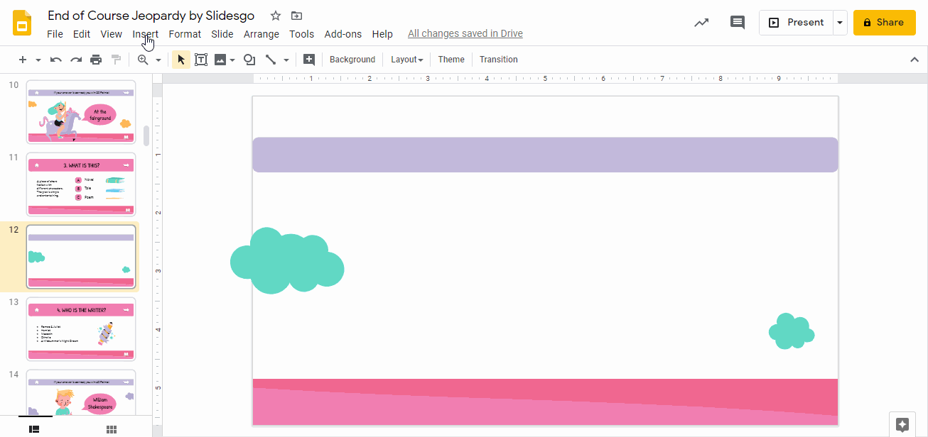 How to Create a Jeopardy Game in Google Slides - Tutorial