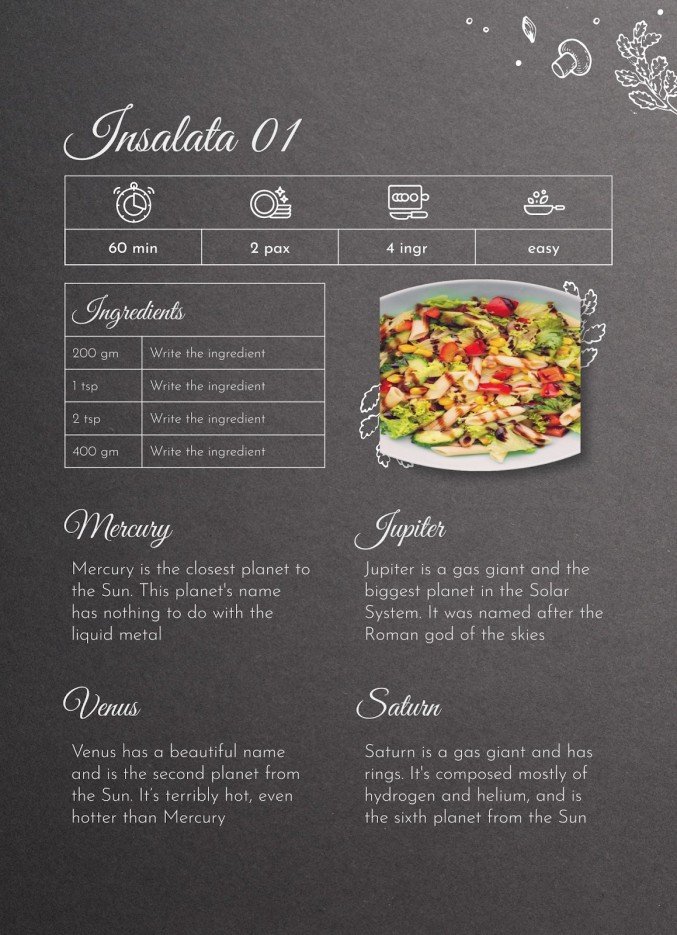 Libro de recetas italianas | Google Slides y PowerPoint