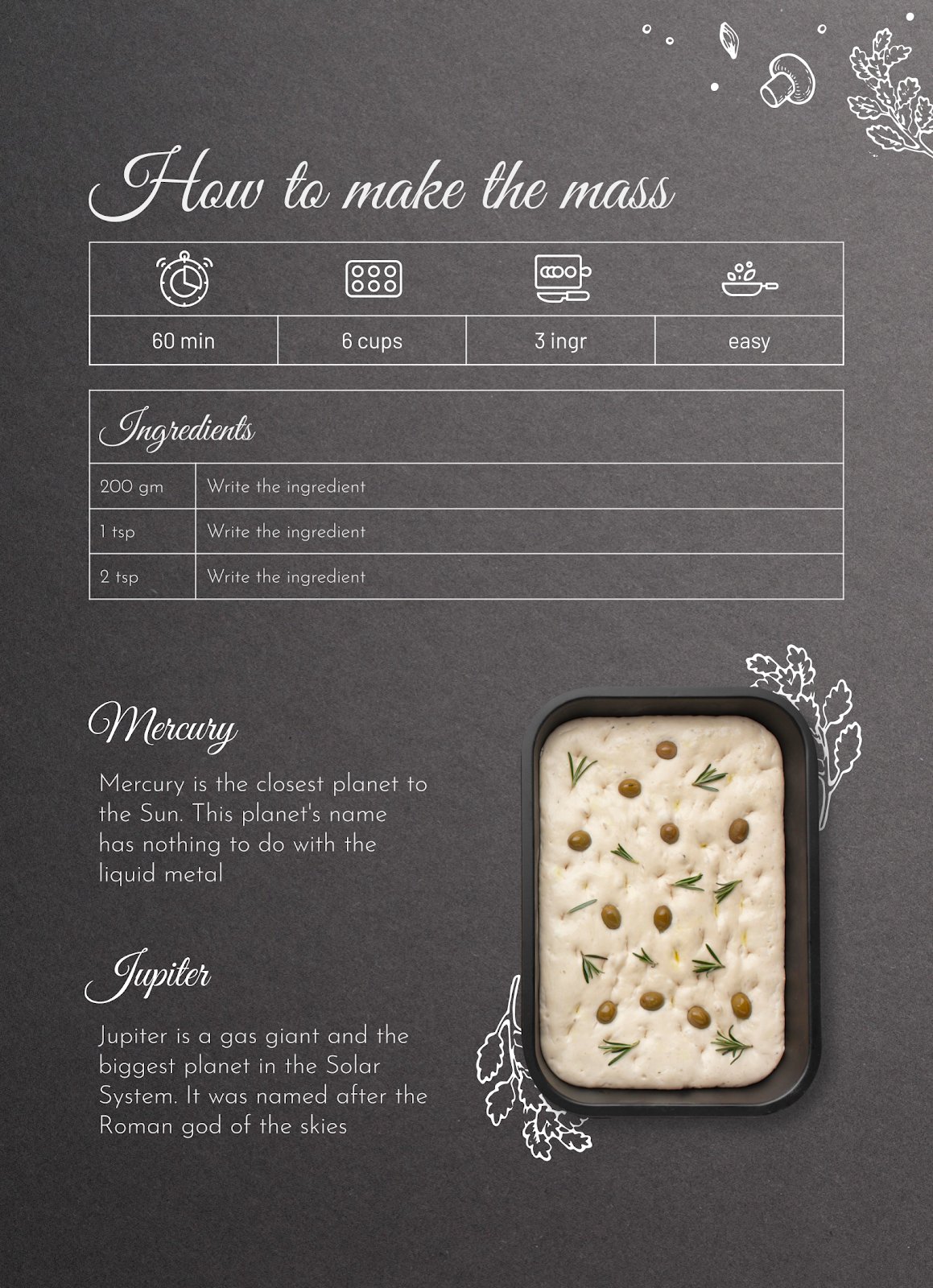 Libro de recetas italianas | Google Slides y PowerPoint