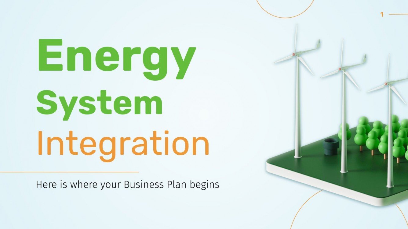 Energy System Integration Business Plan | Google Slides & PPT