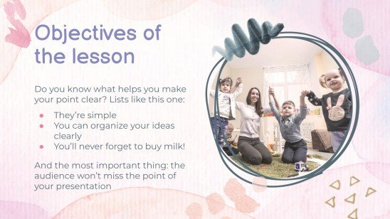 Watercolor Lesson Plan for Pre-K | Google Slides & PPT