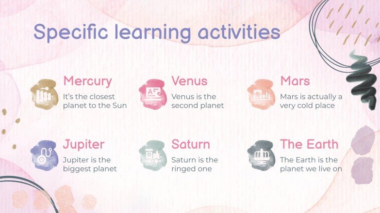 Watercolor Lesson Plan for Pre-K | Google Slides & PPT