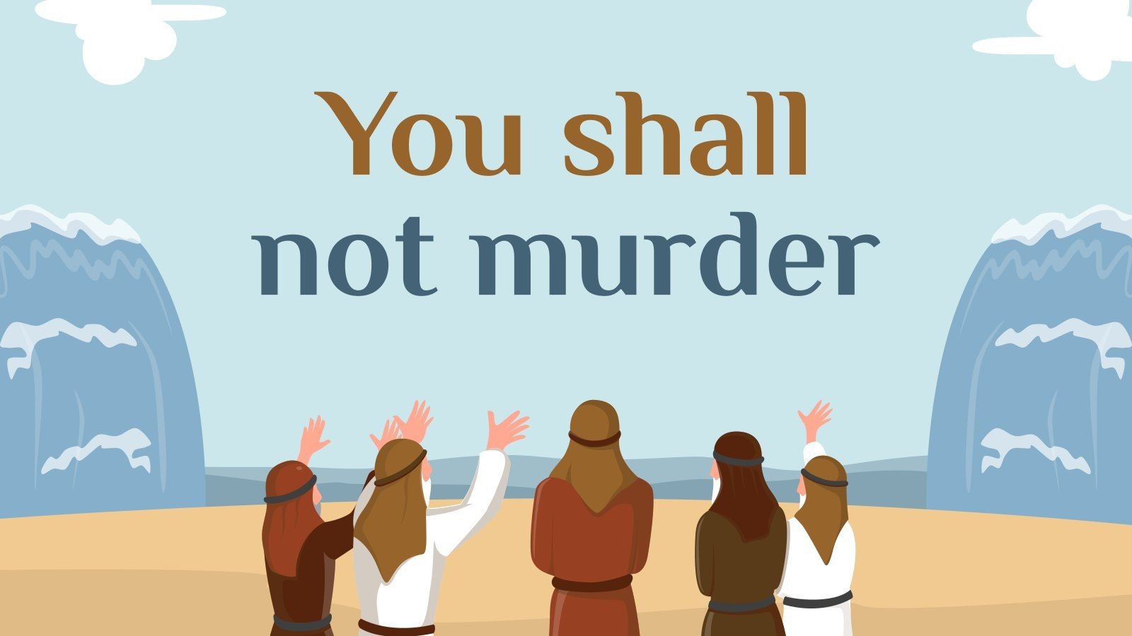 The Decalogue (The Ten Commandments) Minitheme | Google Slides