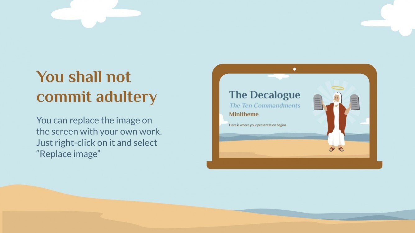 The Decalogue (The Ten Commandments) Minitheme | Google Slides