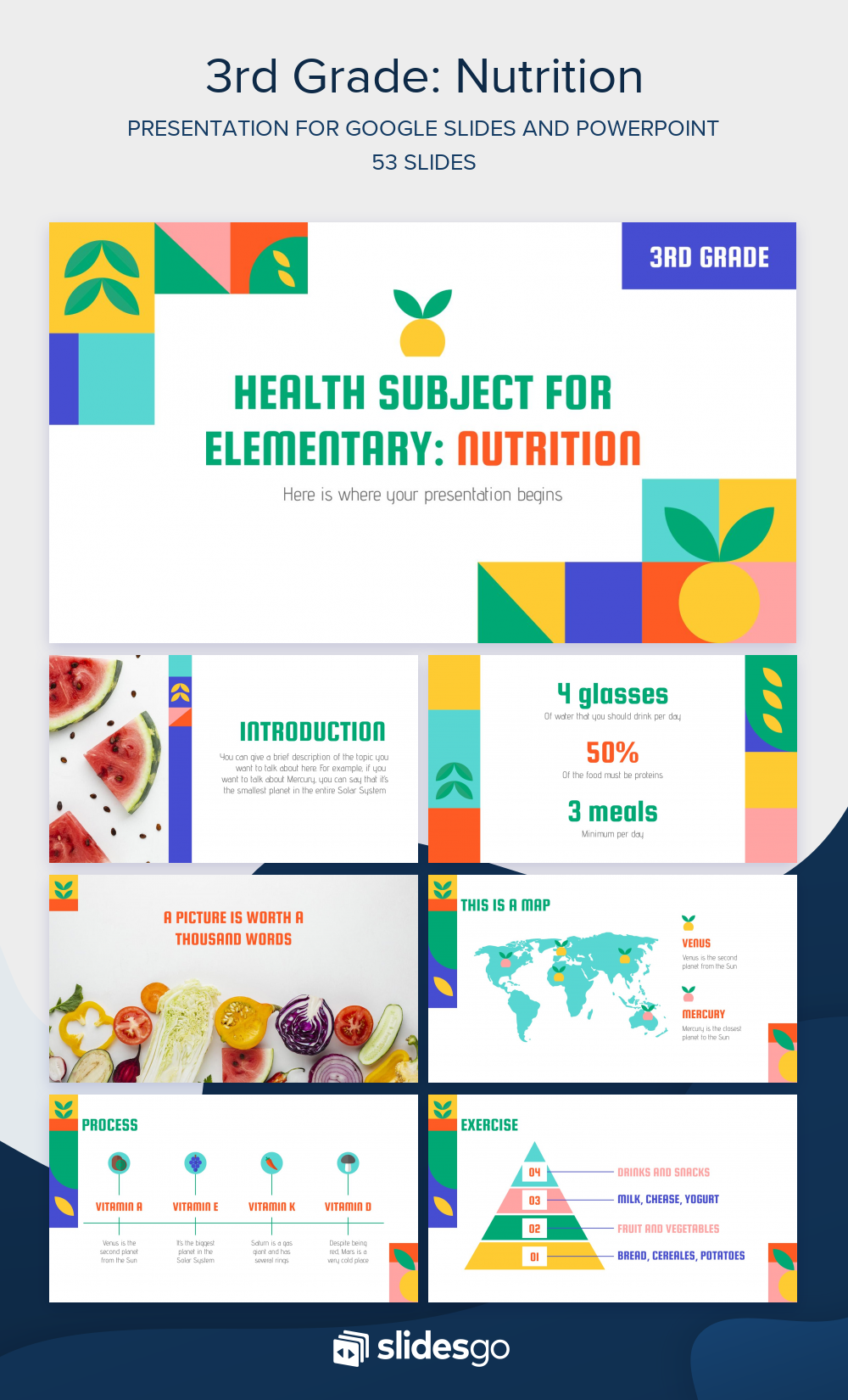 Health for Elementary: Nutrition | Google Slides & PowerPoint